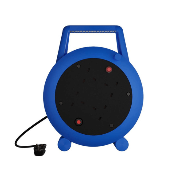 CONNEXION ELECTRICAL 10m 13A 1.25mm 4 Socket Cassette Reel - IP20, 220 ...