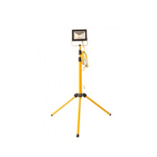 CONNEXION ELECTRICAL 20W Single Head LED Telescopic Tripod - IP44, 110 ...