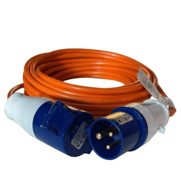 CONNEXION ELECTRICAL 25m Caravan Extension Lead Orange Cable - IP44, 2 ...