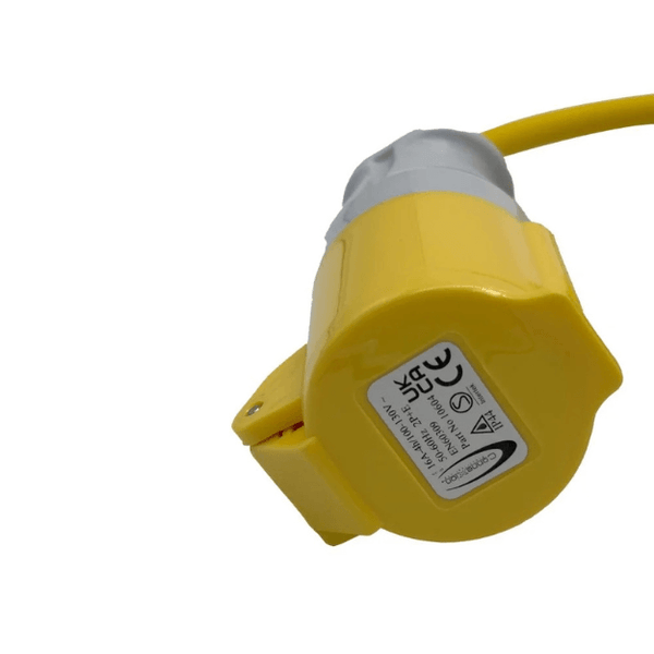 CONNEXION ELECTRICAL 2.50mm 16A Plug and Coupler - IP44, 110V, 50-60Hz ...