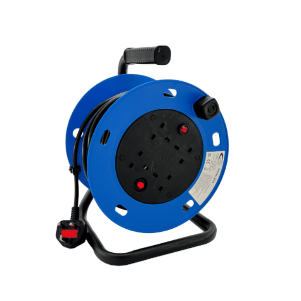 CONNEXION ELECTRICAL 4 Socket Cable Reel 25m 1.25mm 13Amp - IP20, 240V ...