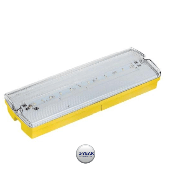 BRITICENT LED Emergency Bulkhead - 110V, 3W, IP65, E9600 - CMD Online