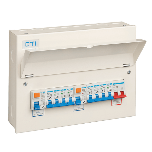 Red Arrow CTI 14 Way Consumer Unit Pre Loaded with RCD's and MCB's - I ...