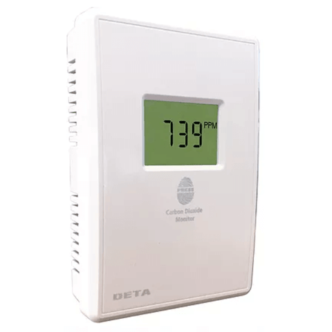 Carbon Dioxide Monitor CO2 Detector Alarm - Mains Powered - Deta 1141 ...